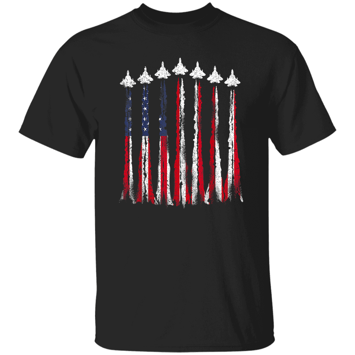 Patriotic Fighter Jets American Flag T-shirt – Hunny Lu